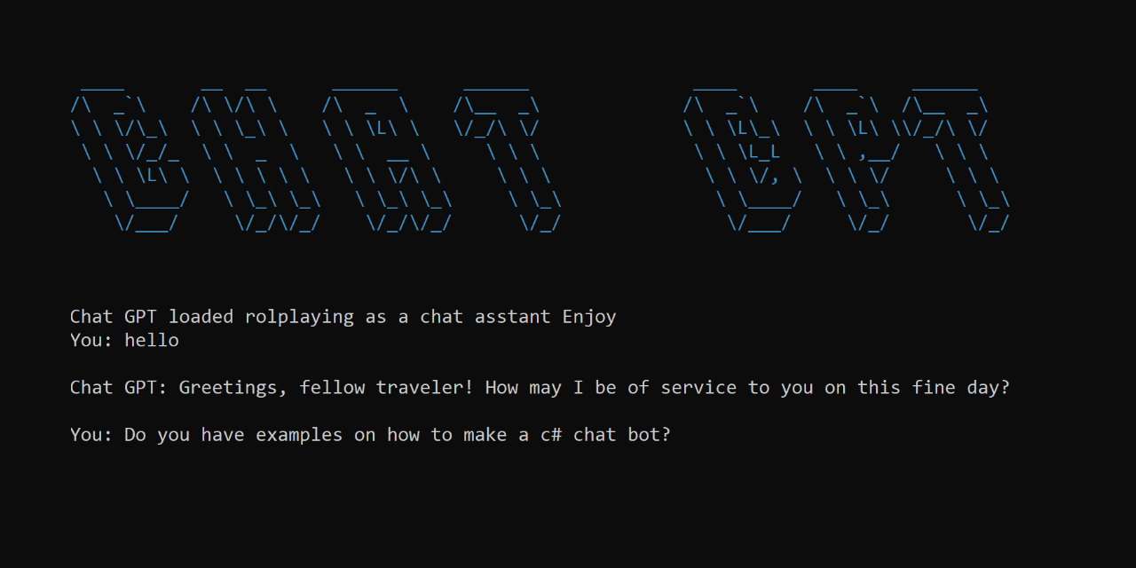 Github Therealjoelmaticai Chat Bot This Uses Chat Gpt Api To Make A Chat Bot In C That Can