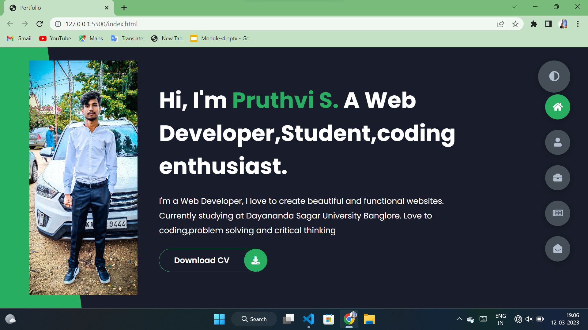 GitHub - Prureddy/myPortfolio