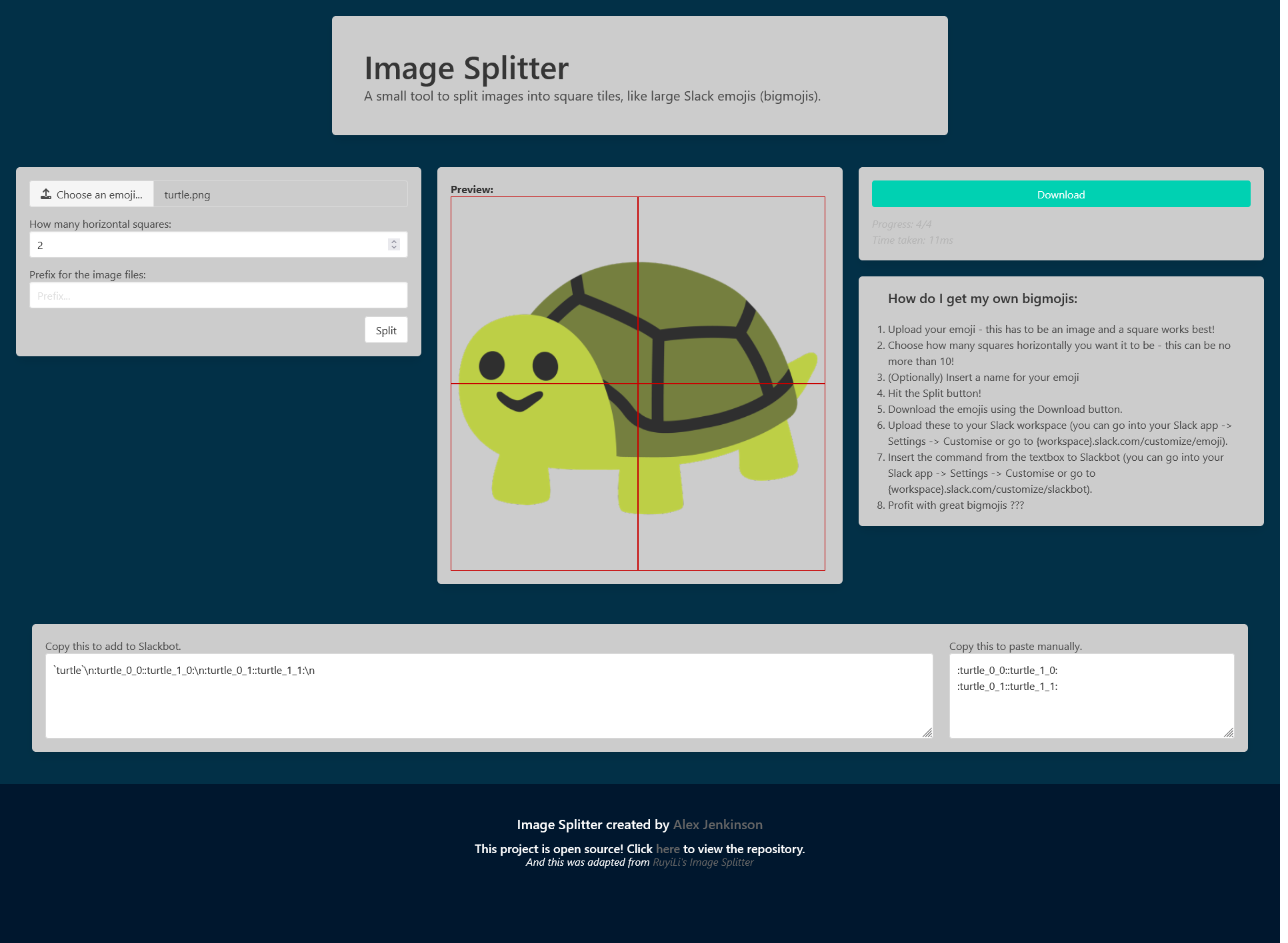 GitHub - ParagonJenko/slackbot-multiline-emoji-js: A "bigmoji" multiline emoji generator in ...