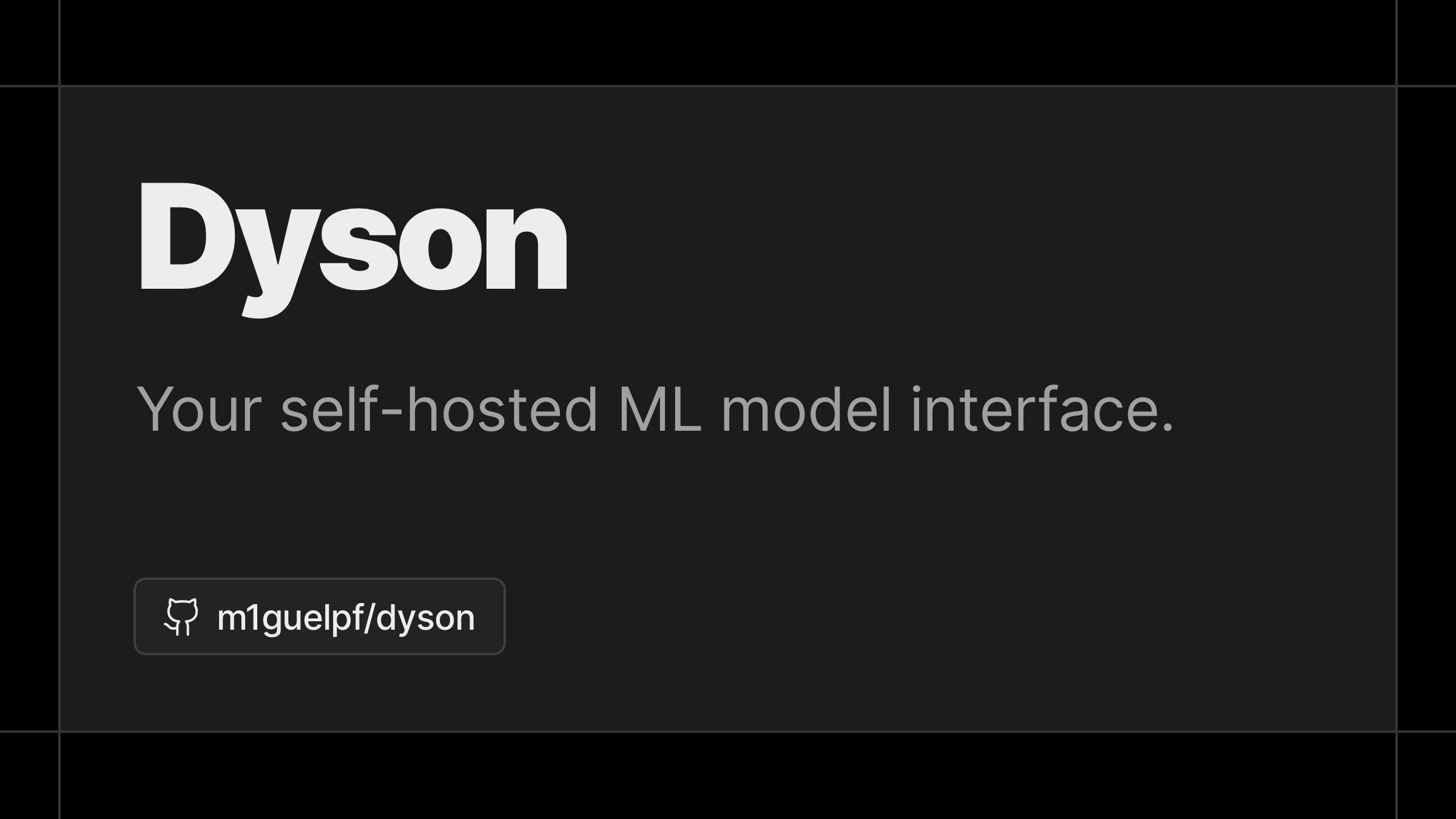 GitHub - m1guelpf/dyson: Your self-hosted ML model interface