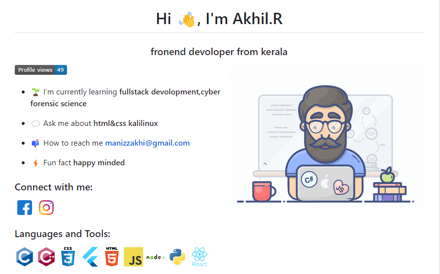 GitHub - akhilmanizz/profile