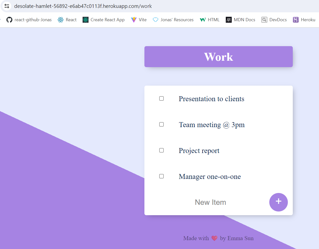 GitHub - esun237/to-do-list: a simple to do list that allows adding and removing (by toggling ...