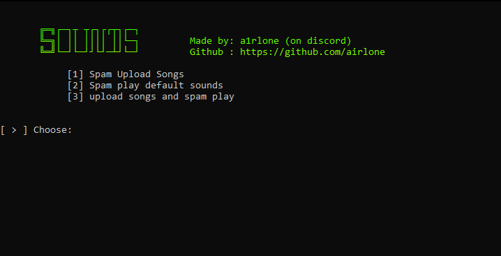 GitHub - airlone/soundboard-nuker-discord: a simple tool to create and spam sounds in a guild's ...