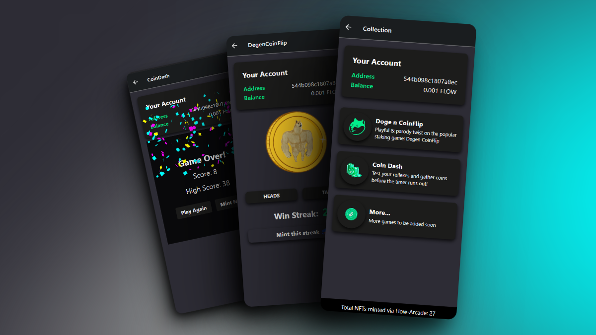 GitHub - Open-Sorcerer/flow-arcade: Enjoy the thrill of blockchain-powered games on the Flow ...