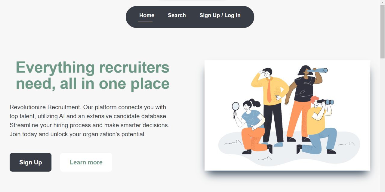 GitHub - cindrellaaa/TalentHunt: This is a semi responsive and customizable website template ...