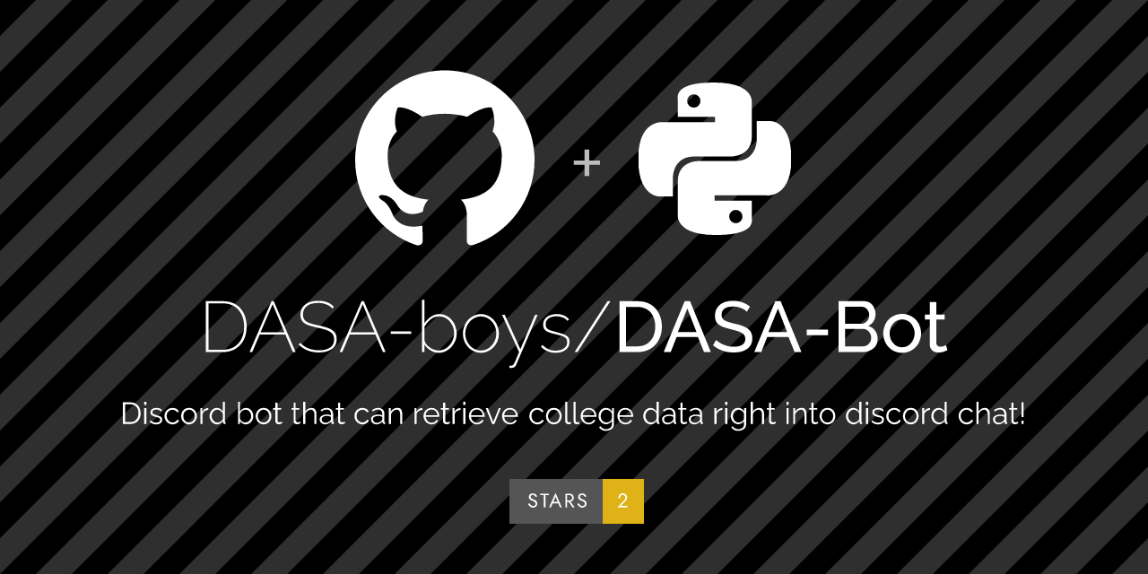 GitHub - DASA-boys/DASA-Bot: A discord bot made for the DASA server.