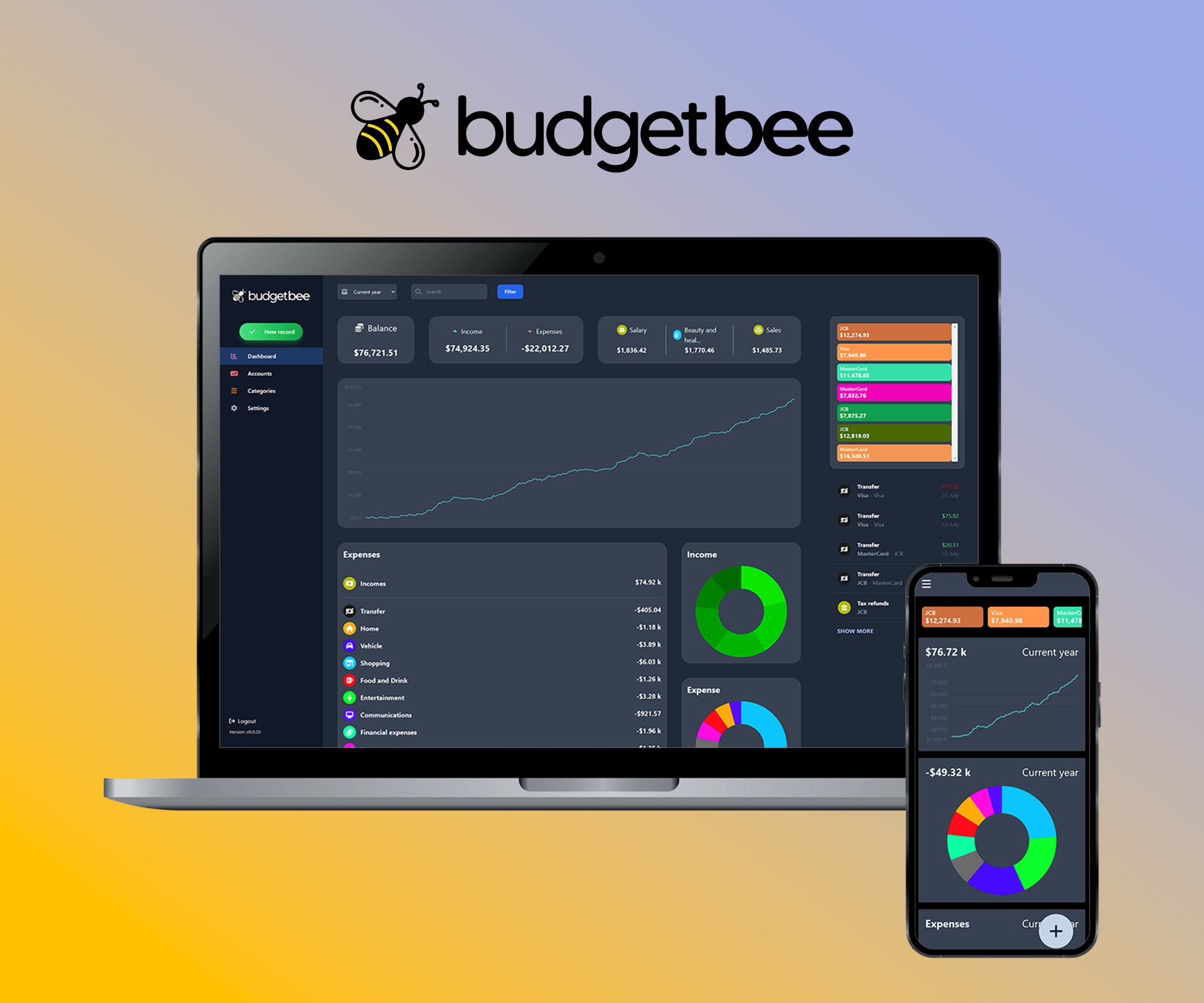 GitHub - budgetbee/budgetbee: BudgetBee is a finance self hosted app