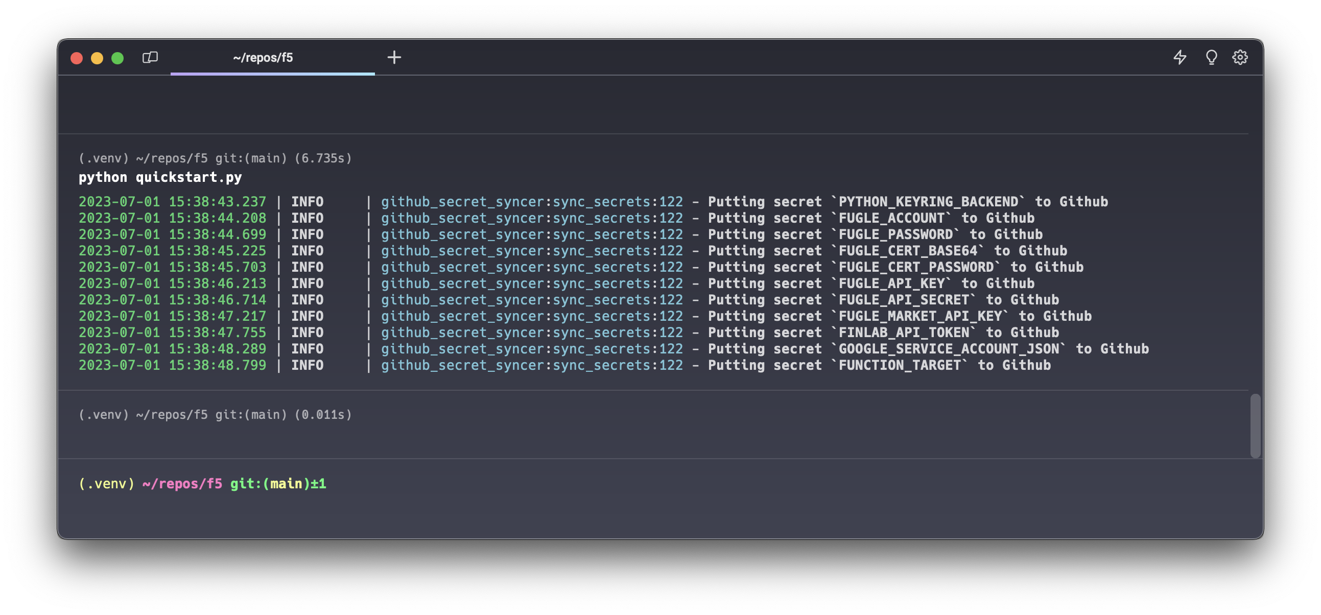 GitHub - thejimmylin/github-secret-syncer: Github Secret Syncer