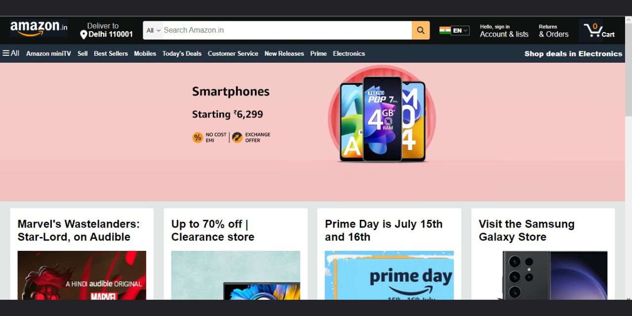 Github Harsahibjit Singhamazonclone This Is Css And Html Project