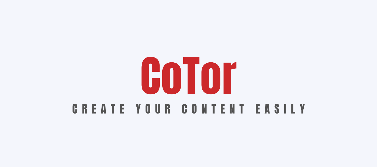 GitHub - sedataskan/CoTor: Content Creator