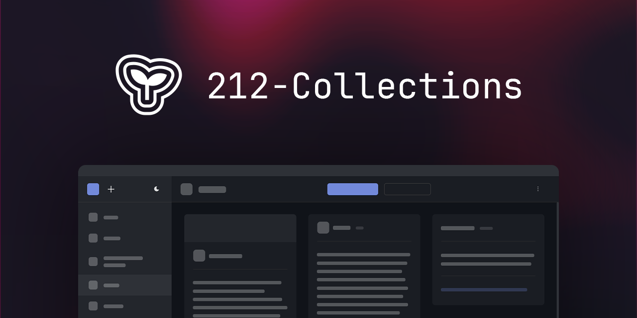 GitHub - 212-Collections/212-Collections: A simple, intuitive software ...