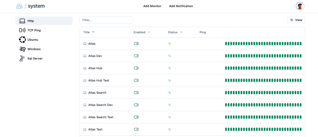 GitHub - atlas-bi/System: Atlas System | Self hosted server monitor