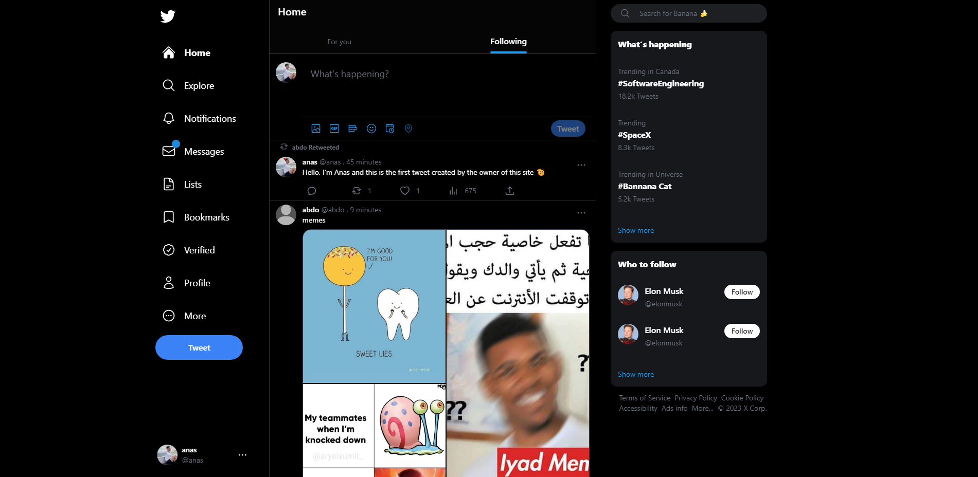 GitHub - anas322/Twitter-Clone-App: This is a full twitter clone ...