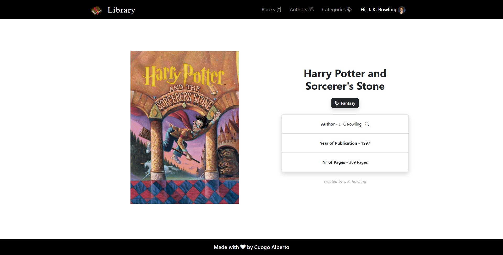 GitHub - CuogoAlberto/MyLibrary: Sito libreria per la gestione dei propri libri progettato in ...