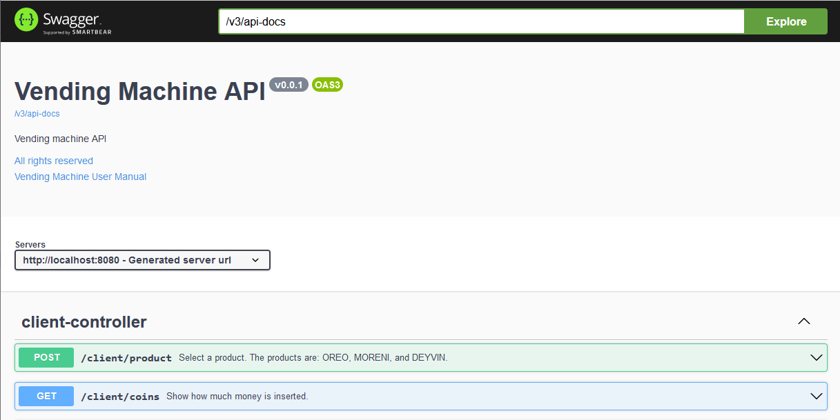 GitHub - ilhanyumer/vendingmachine: Vending machine