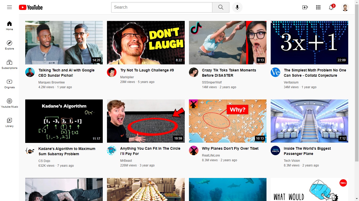 GitHub - vpsvascosilva/Youtube_Homepage: Youtube homepage using HTML ...