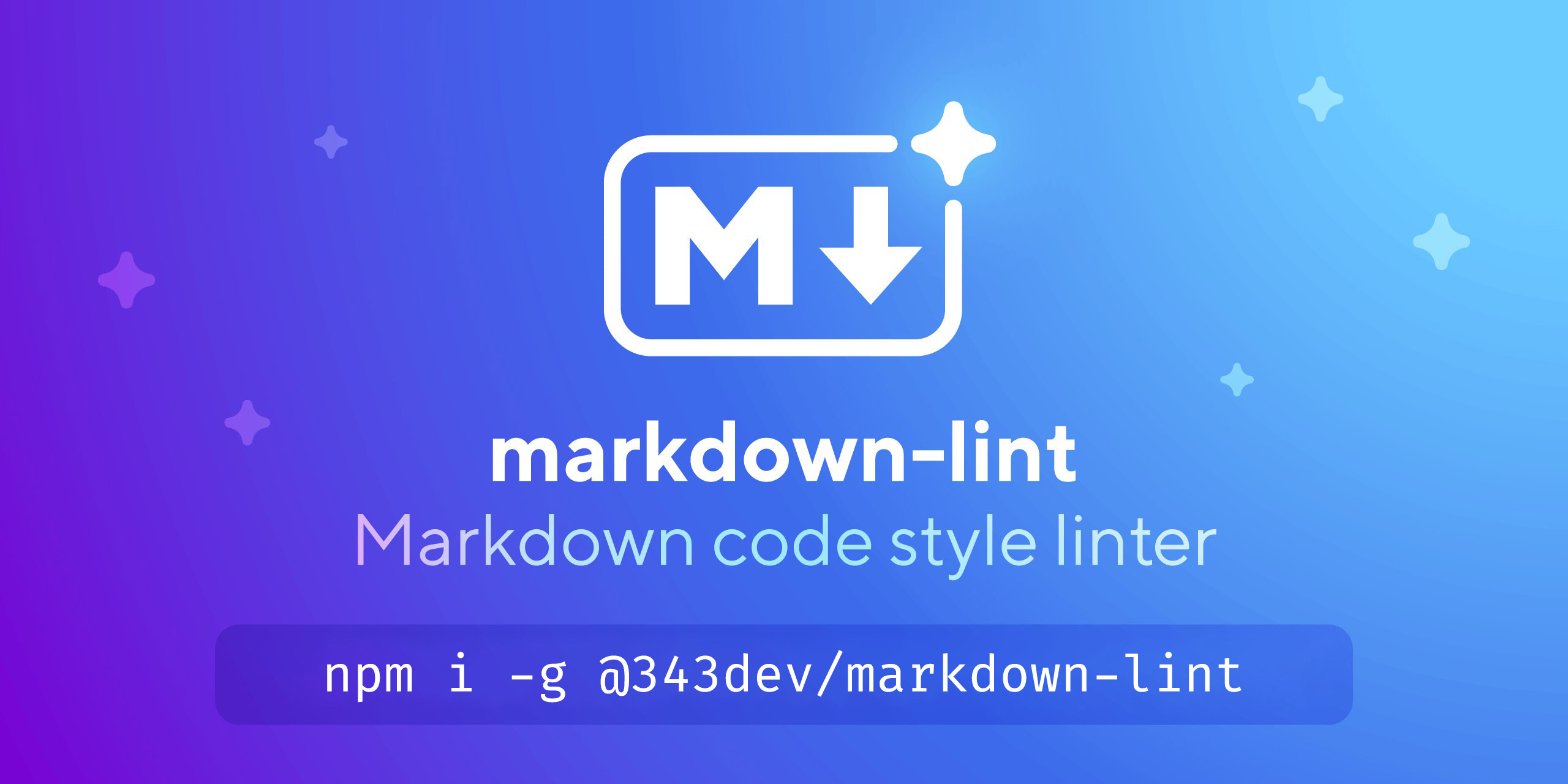 Github 343devmarkdown Lint Markdown Code Style Linter