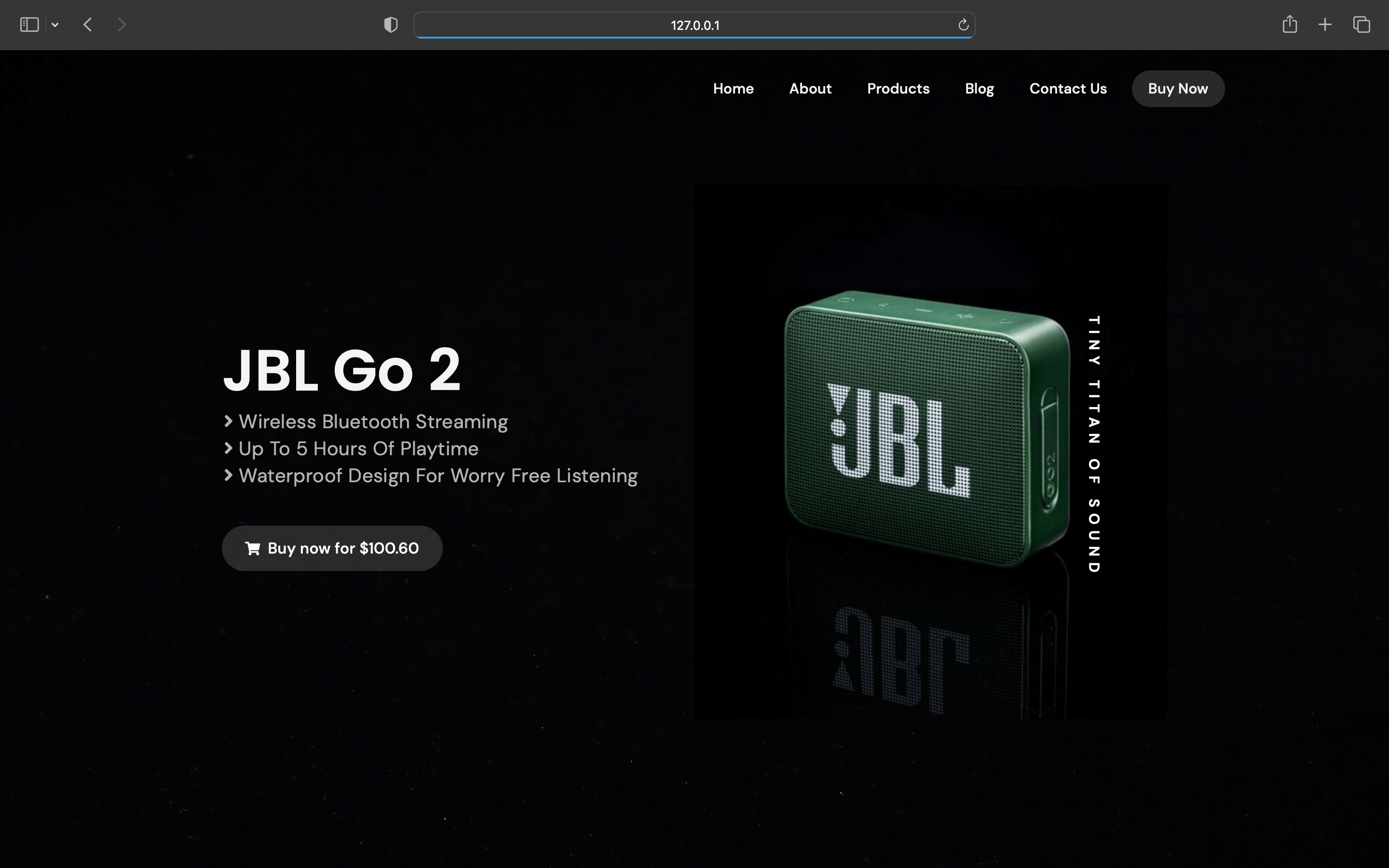 GitHub - u-lavanya/JBL-Speakers-landing-page: A basic product landing page for JBL Speaker