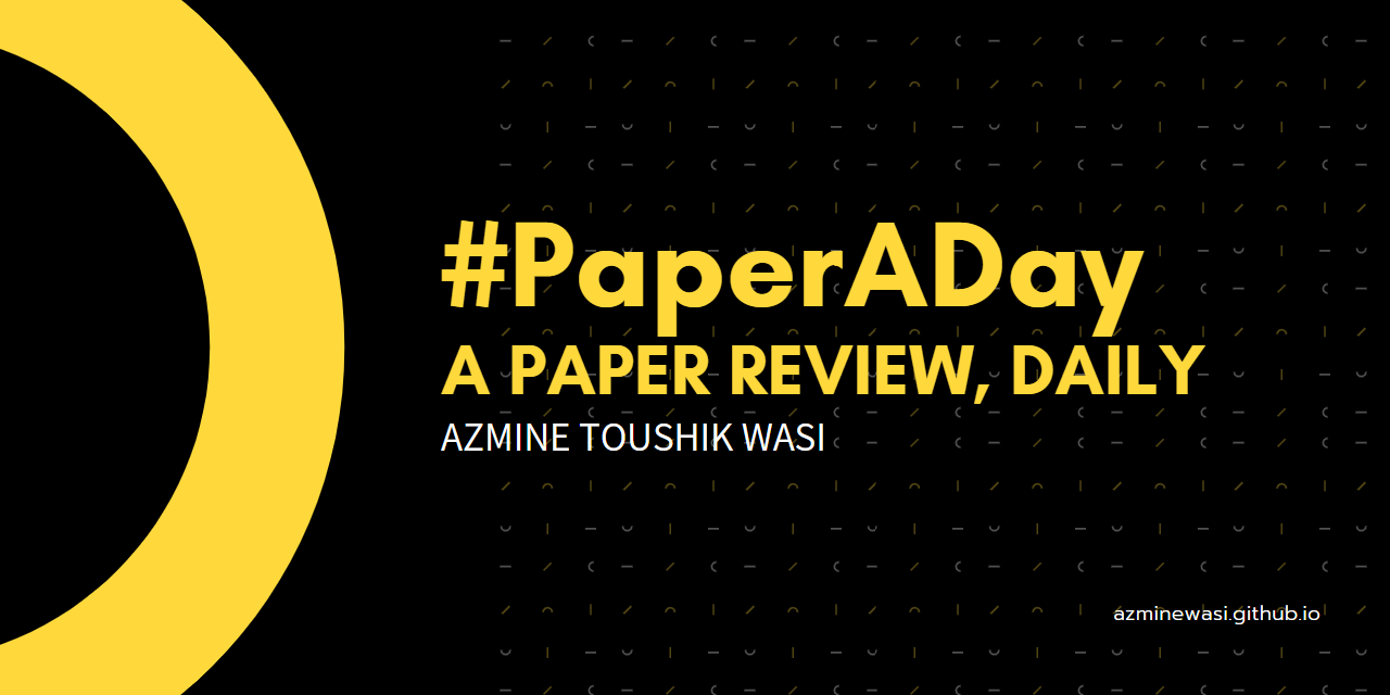 GitHub - azminewasi/PaperADay: An AI-related paper review, daily. GitHub - azminewasi/PaperADay: An AI-related paper review, daily.