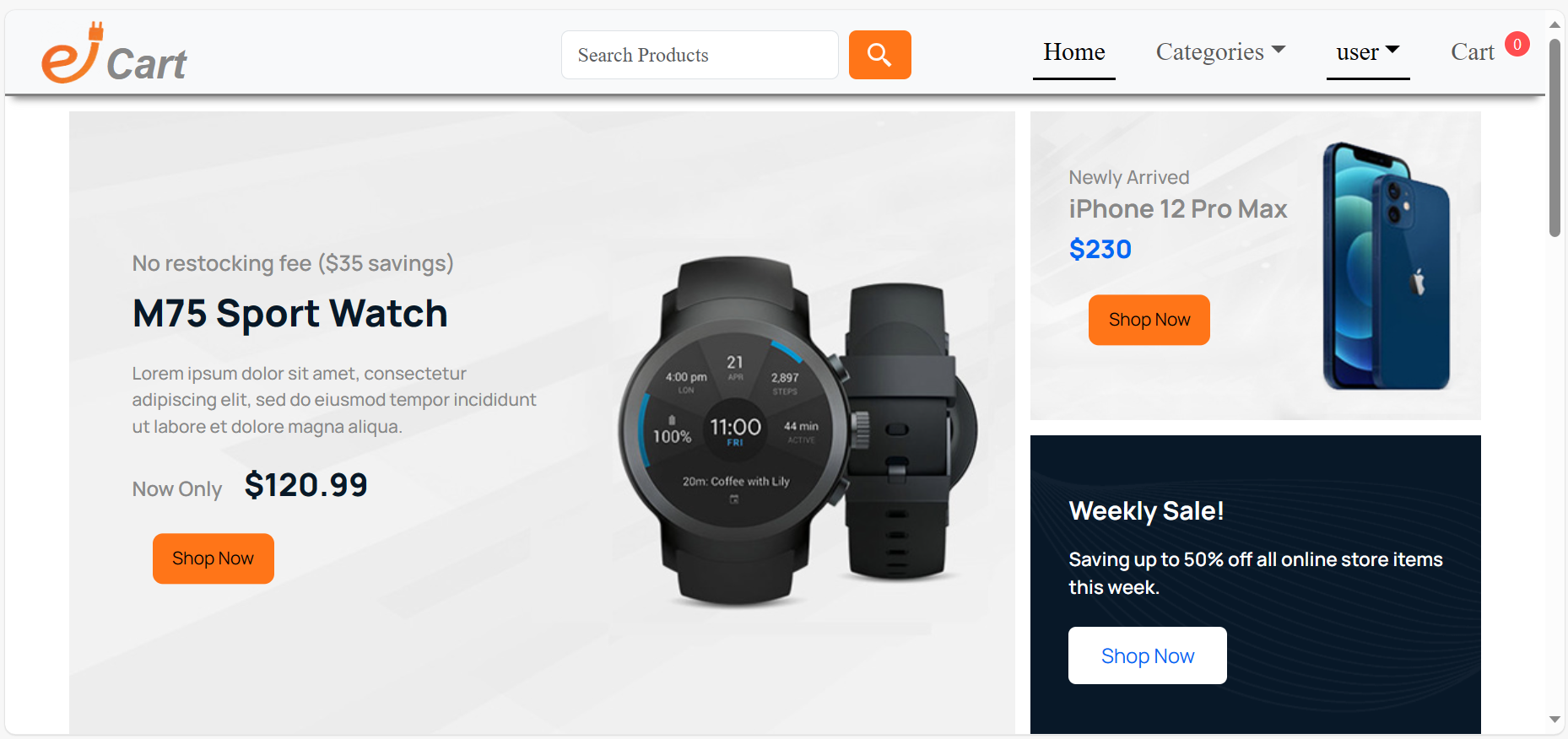 GitHub - harsh-9389/E-Cart