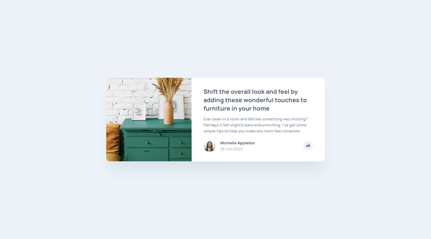 Github Stevenrx78 Article Preview Component A Frontend Mentor Solution To The Article Preview