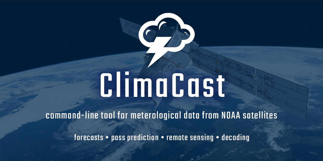 GitHub - ANG13T/ClimaCast: Meteorology reports and forecasts, satellite ...