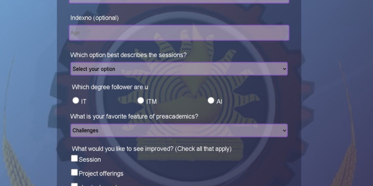 GitHub - laavanjan/Survey-form-2: This repository contains a pre ...
