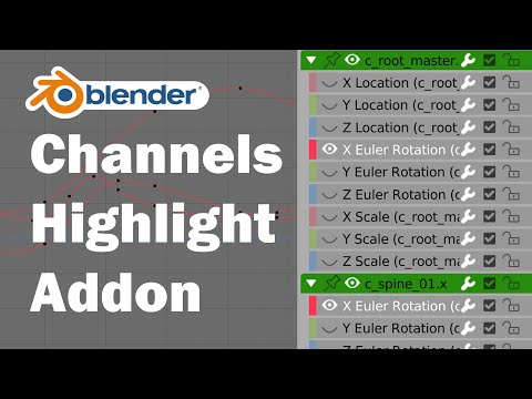 GitHub - j3soon/blender-highlight-channels: Highlight the specified animation channels across ...