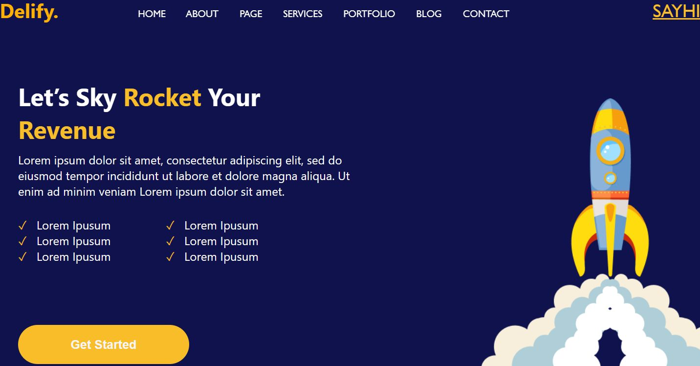 GitHub - Vasanth-p/DelifyWebPage: The Delify webpage is a visually appealing showcase of the ...