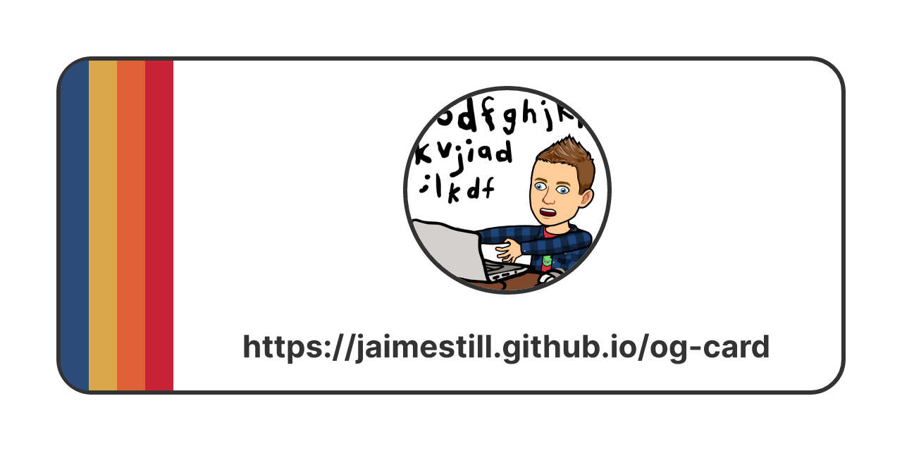 GitHub - JaimeStill/og-card: Open Graph Card generation configuration