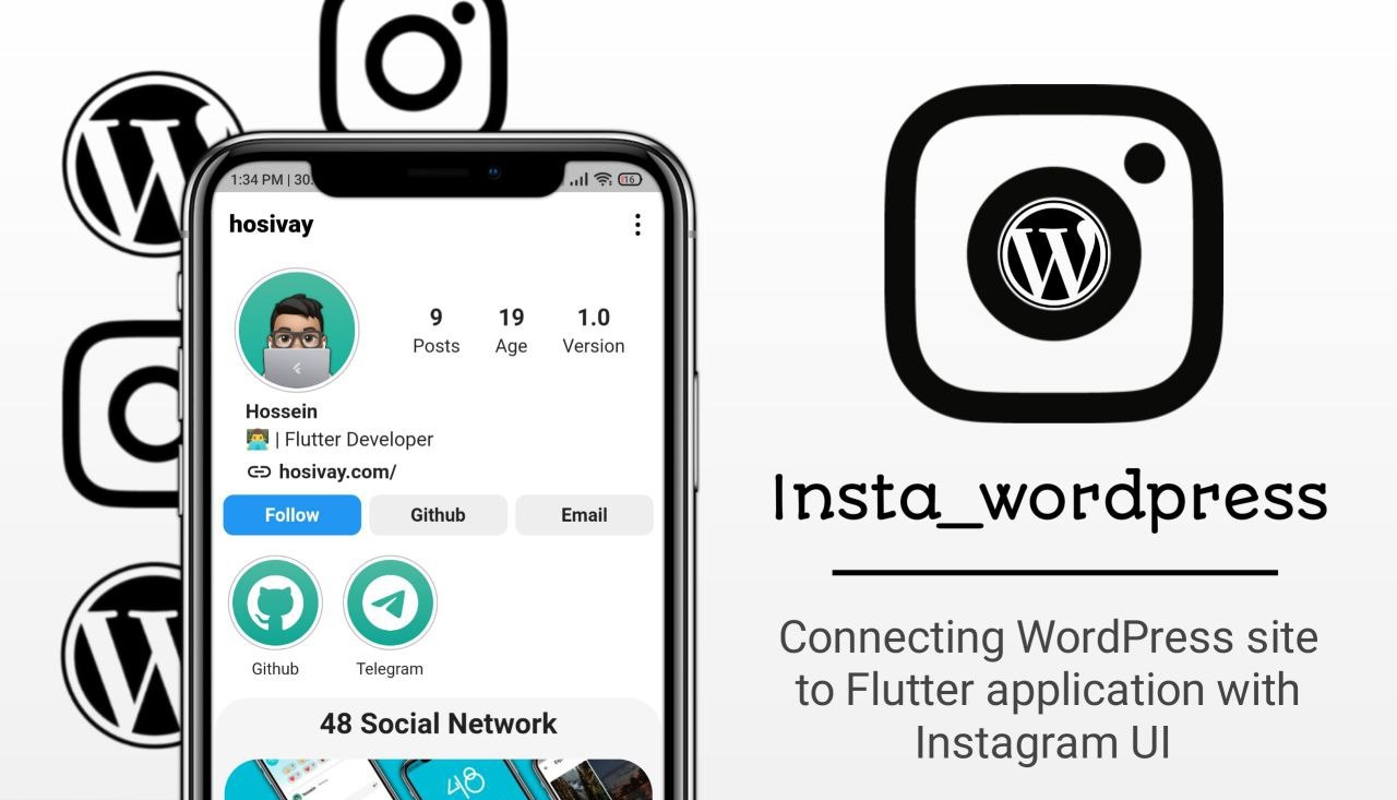 GitHub - hosivay/insta_wordpress: Connecting a WordPress site to a Flutter application with ...