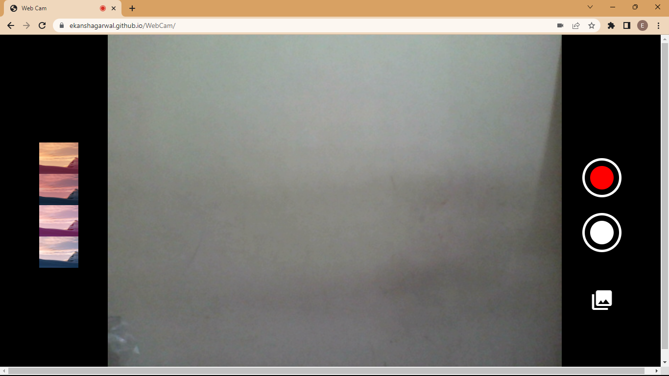 GitHub - ekanshagarwal/WebCam