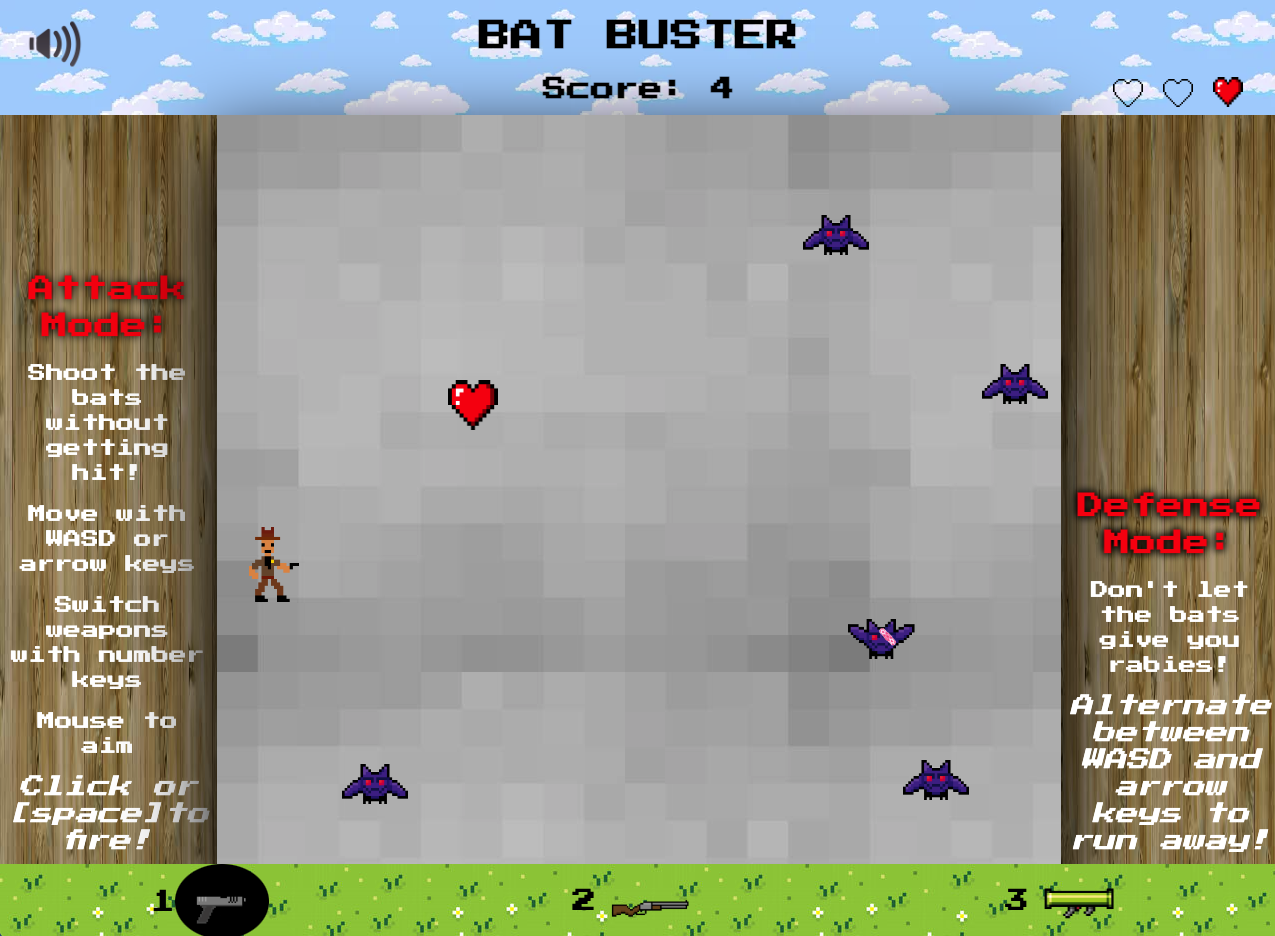 GitHub - LouisPino/bat-buster: They have wings, you have weapons