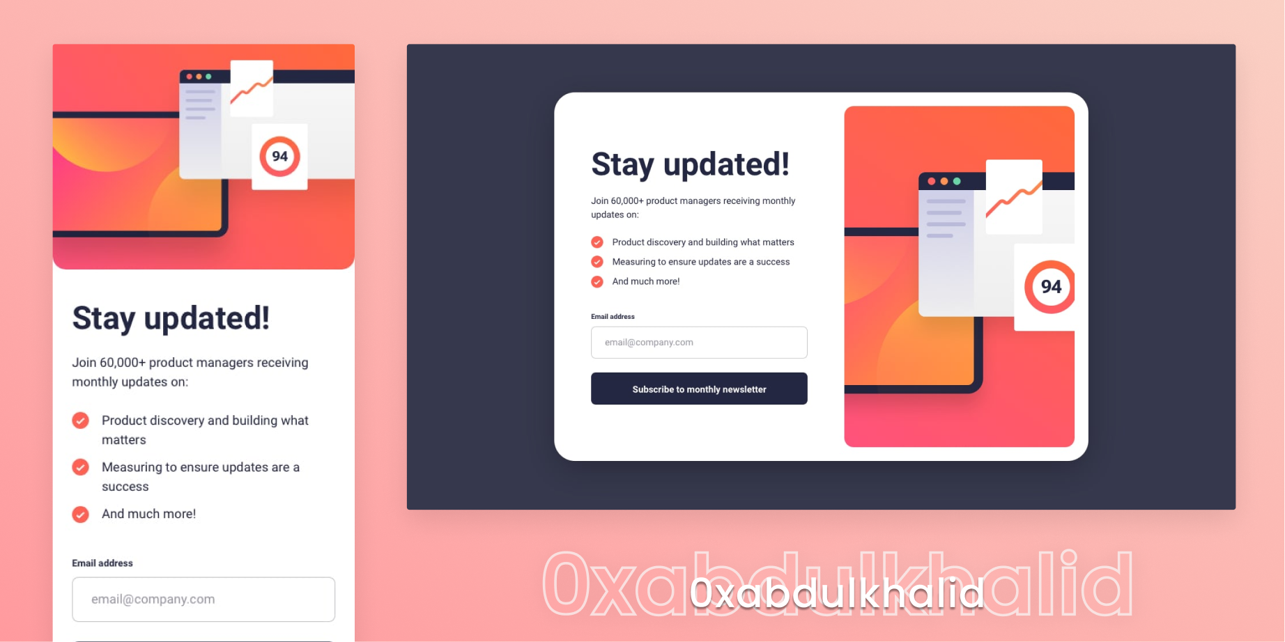 GitHub - 0xabdulkhaliq/newsletter-signup-component: This is a solution to the "Newsletter Signup ...