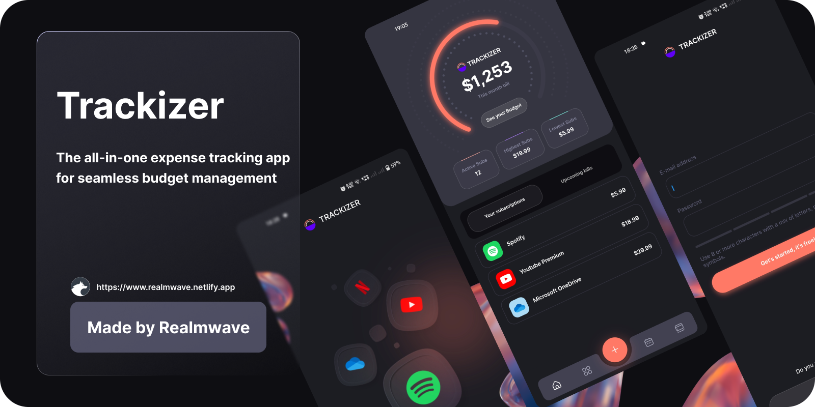 GitHub - SaM-0777/Trackizer: Trackizer: The all-in-one expense tracking ...