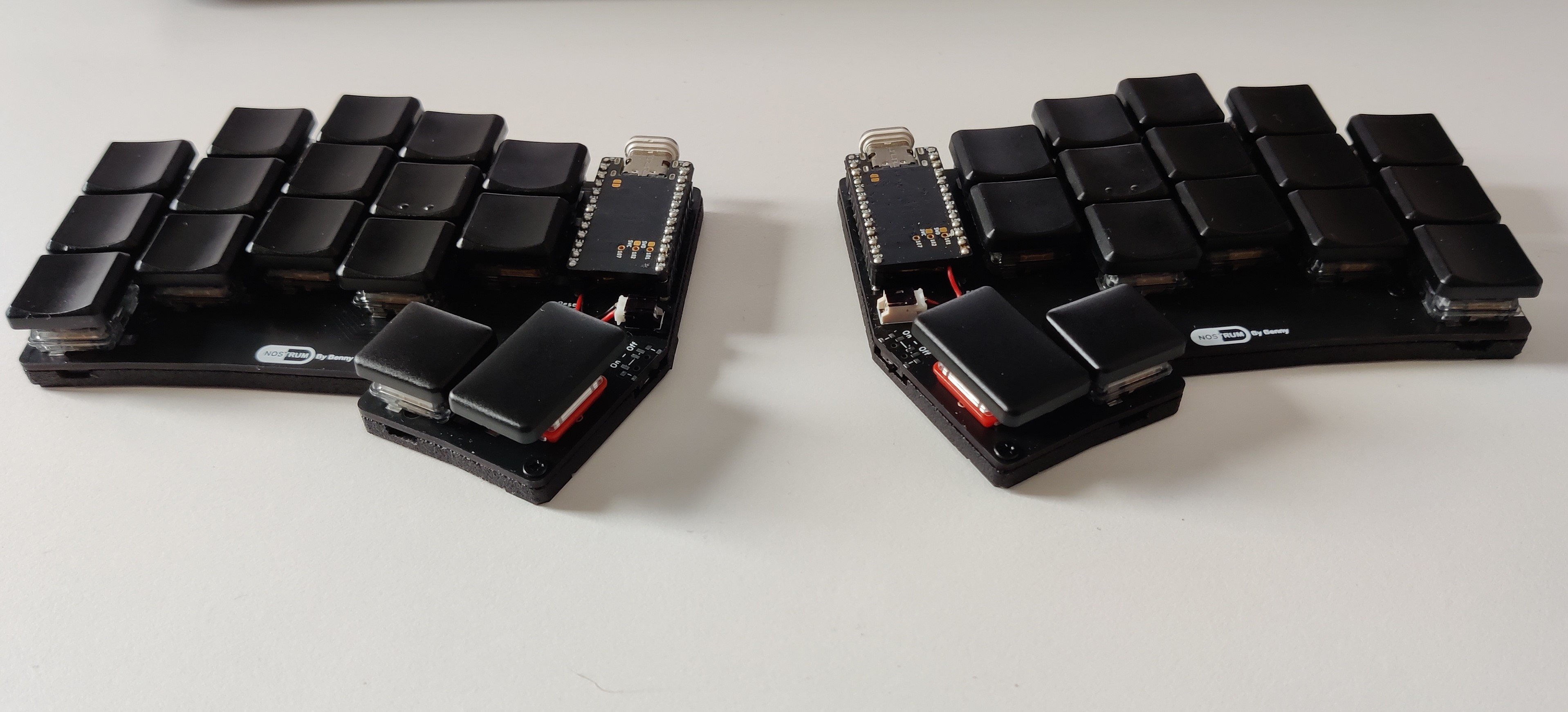 GitHub - bennytrouser/nostrum: A 32 key ergo keyboard