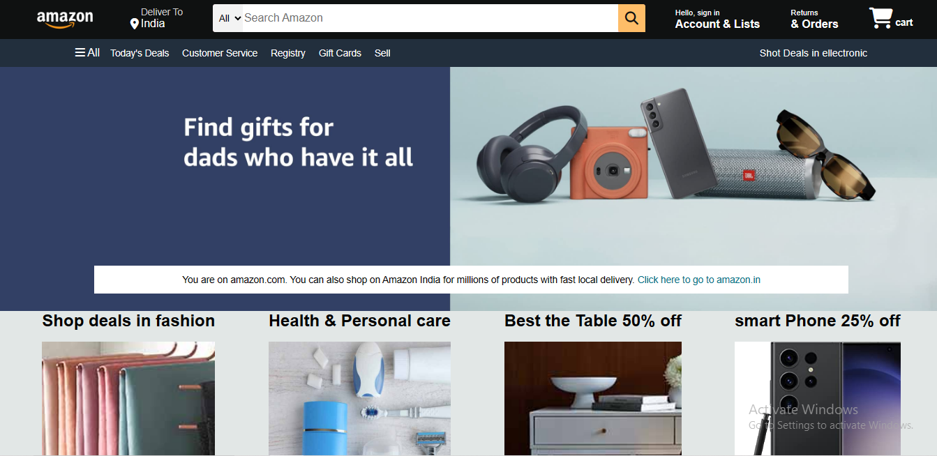 GitHub - Dnyanu-2005/Dnyanu-2005.github.io: This is my First Project of Simple Amazon web Page