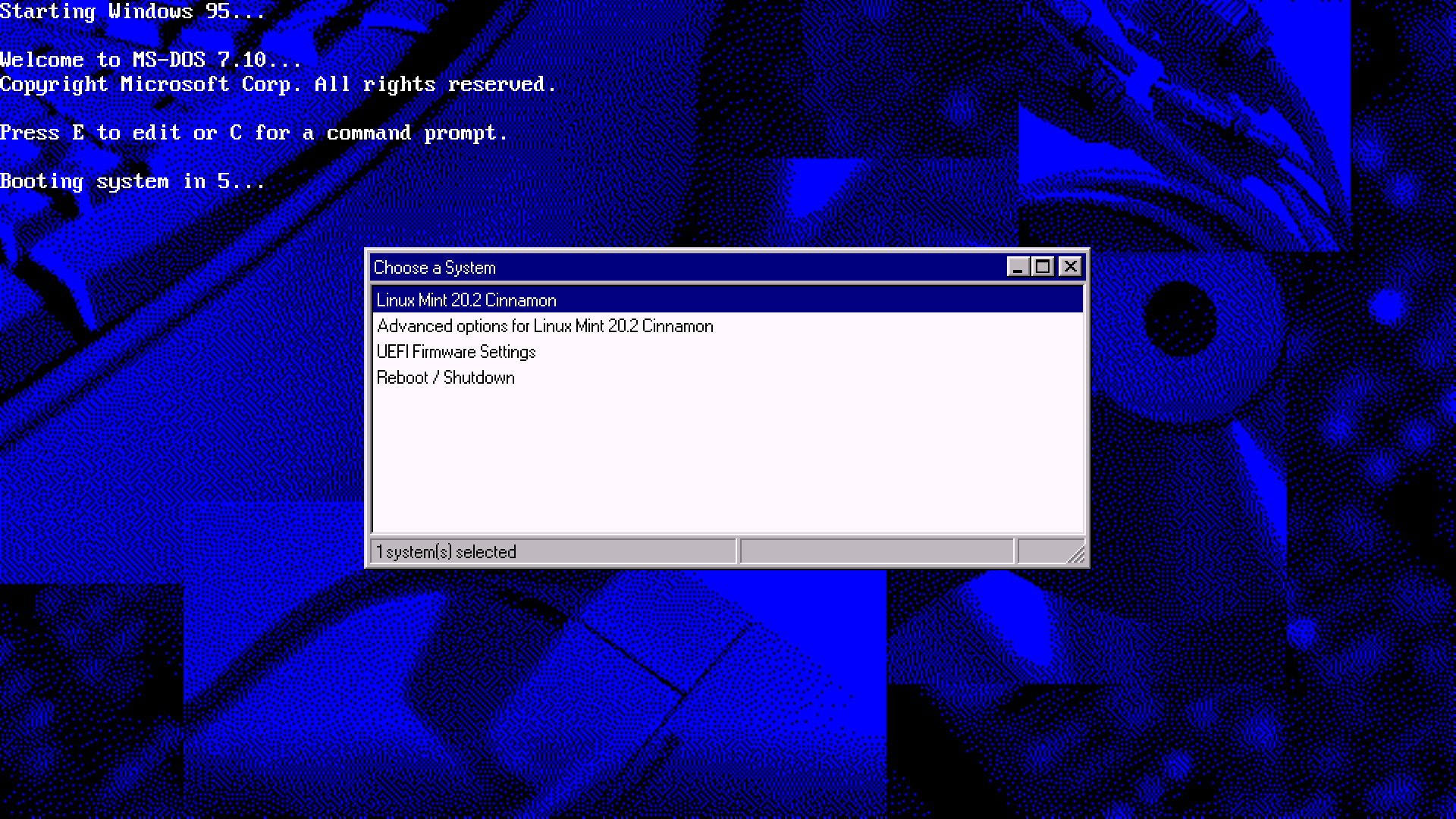 GitHub - just-max/windows95-grub2-theme: The Windows 95 GRUB2 theme is ...