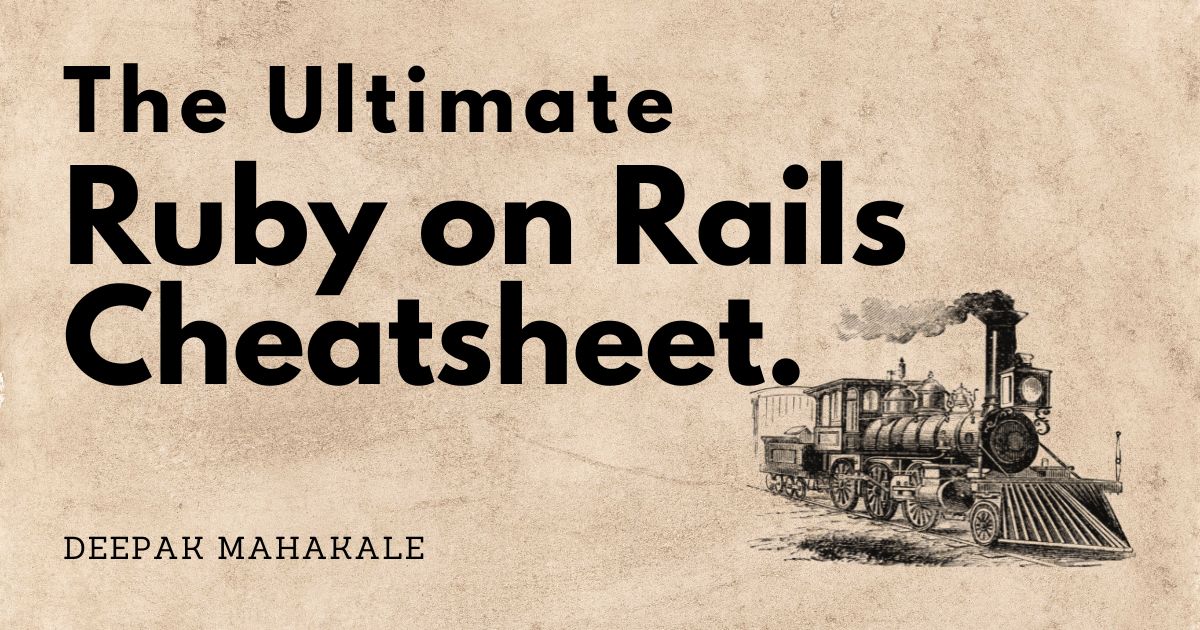 rails-cheetsheet · GitHub Topics · GitHub