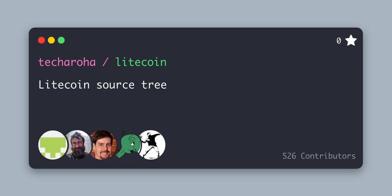 GitHub - techaroha/litecoin: Litecoin source tree