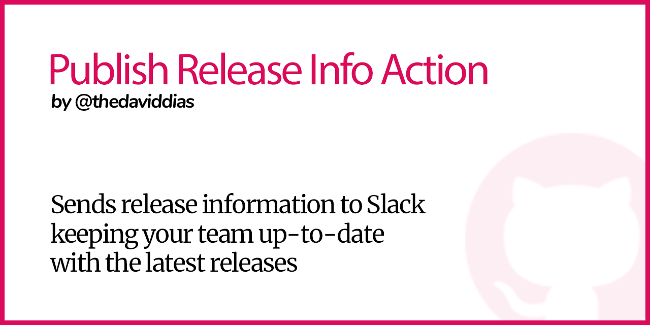 Publish Release Info · Actions · GitHub Marketplace · GitHub