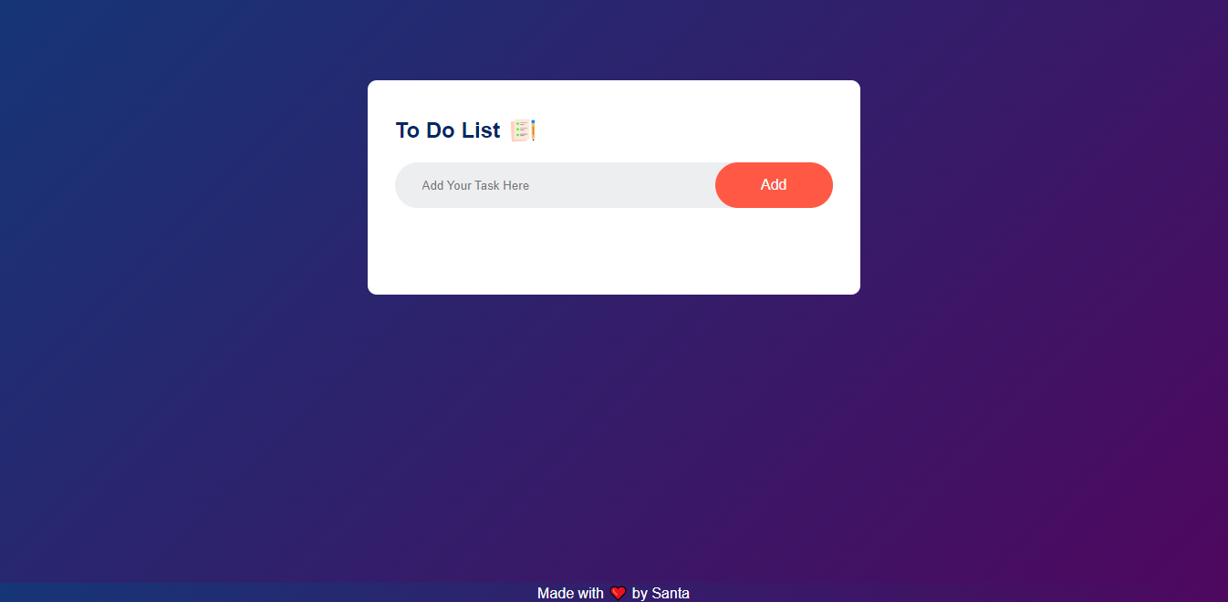 GitHub - SayantanD99/To-Do-List-WebApp: To Do List