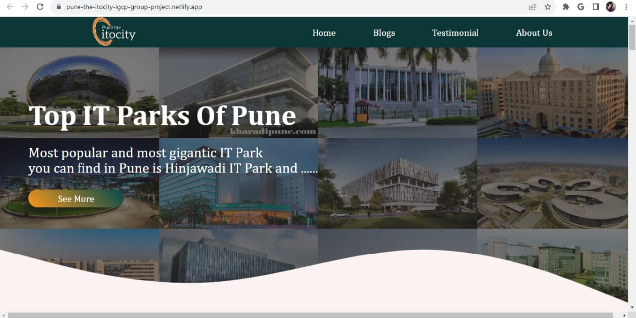 GitHub - chandrajyoti123/pune-the-itocity-igcp1-first-group-project: "Welcome to 'Pune-The ...
