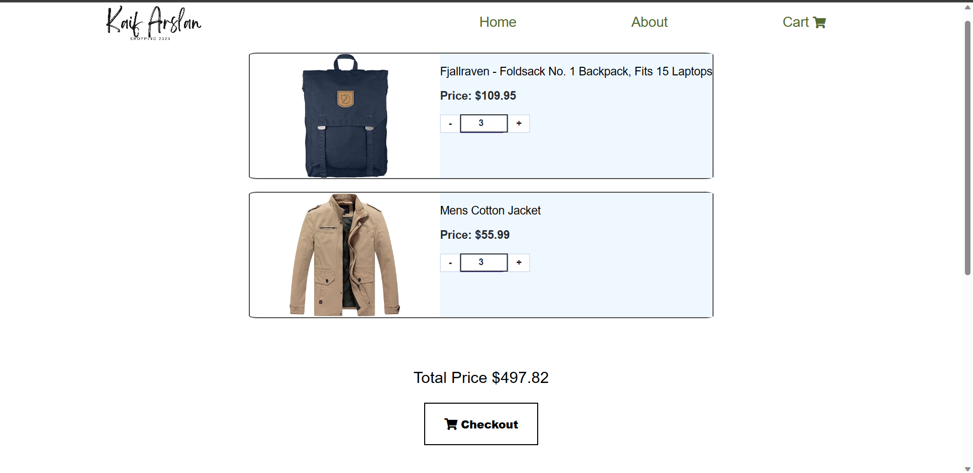 GitHub - KaifArslan/shopping-site