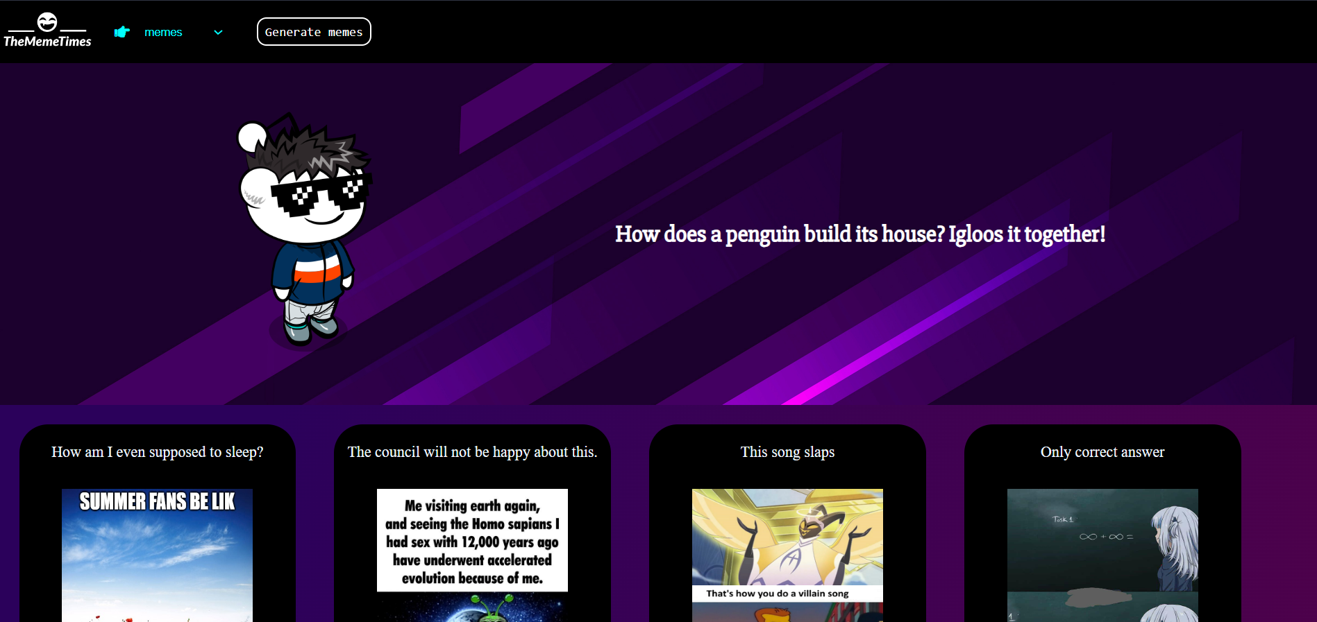 GitHub - prankush247/TheMemeTimes: A web application to fetch memes from various subreddits.