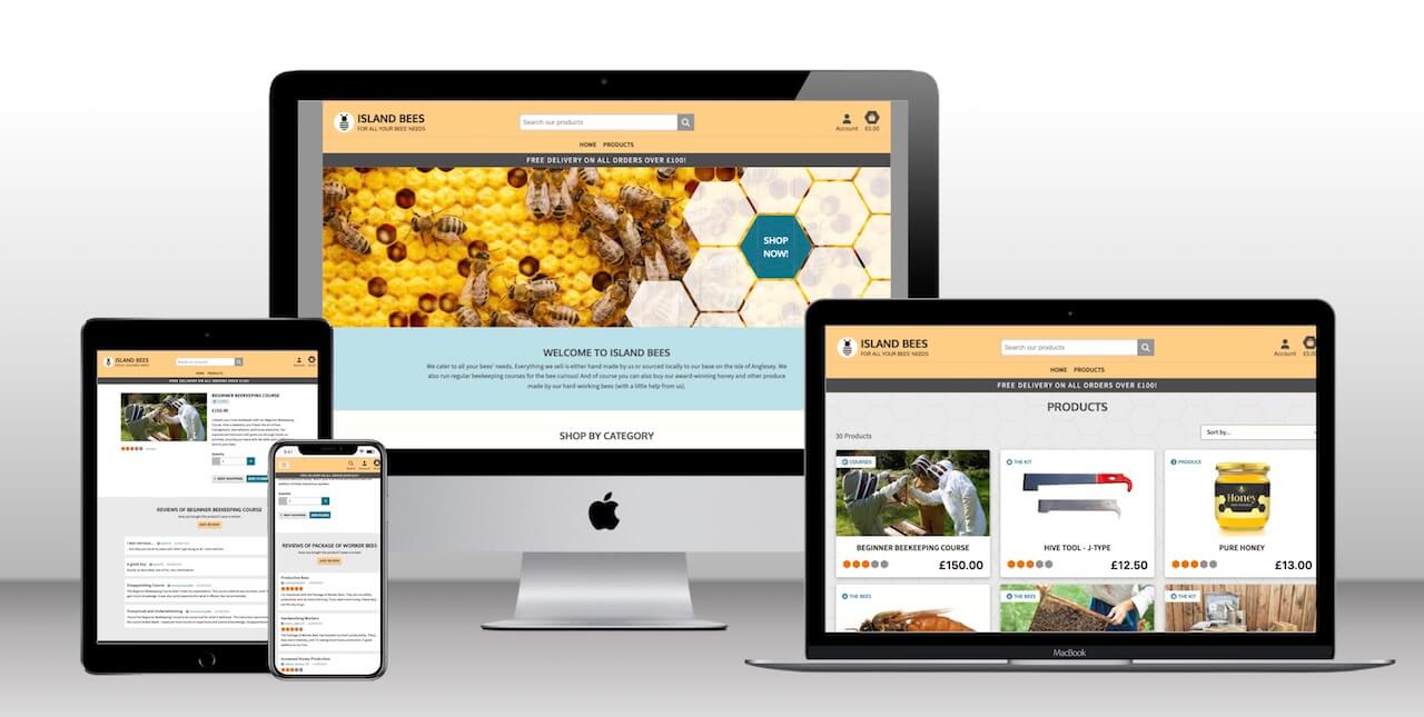 GitHub - emmahewson/island-bees: Island Bees is a full stack Django-based e-commerce site for an ...