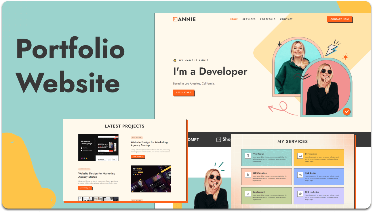 GitHub - dhiraj7kr/Annie: It's a portfolio website with name Annie.