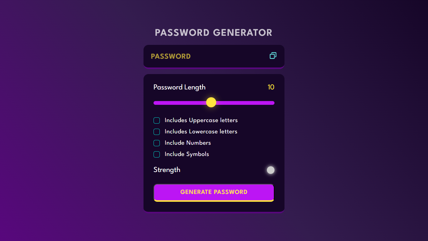 GitHub - GedelaSivakrishna/Password-Generator: This web application ...