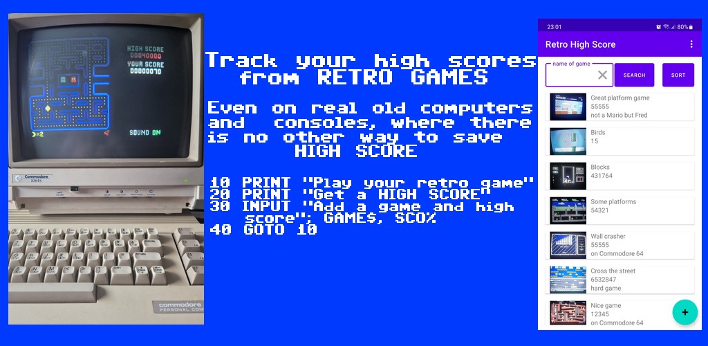 GitHub - wojtekfr/RetroHighScoreTracker: Android app that allows to ...