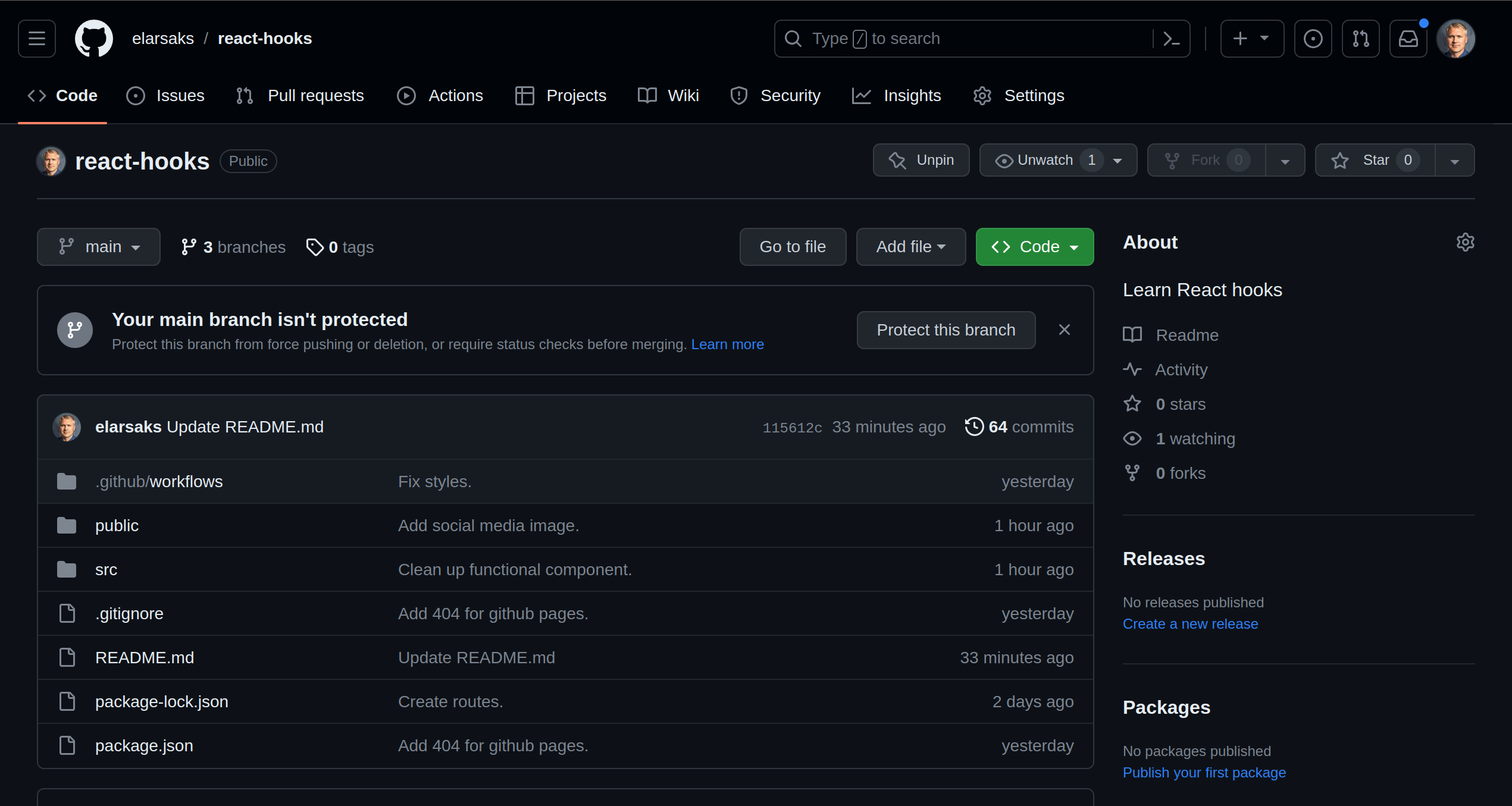 GitHub - elarsaks/react-hooks: Learn React hooks GitHub - elarsaks/react-hooks: Learn React hooks